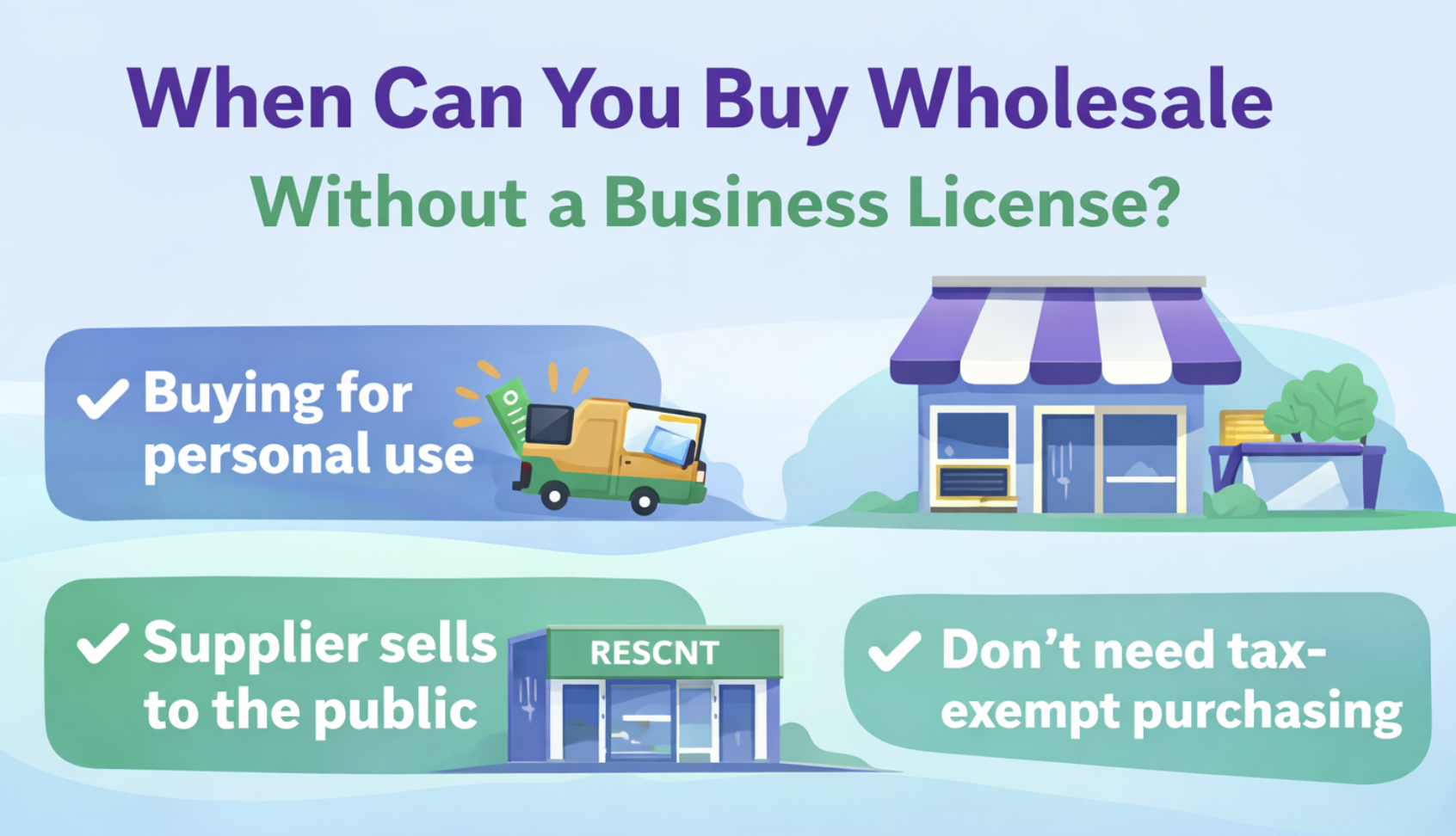 How to Buy Wholesale Without a Business License in 2026 (US Guide)?